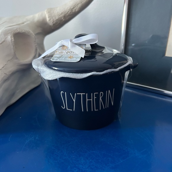 Rae Dunn | Kitchen | Rae Dunn Navy Blue Harry Potter Slytherin Mini Pot ...